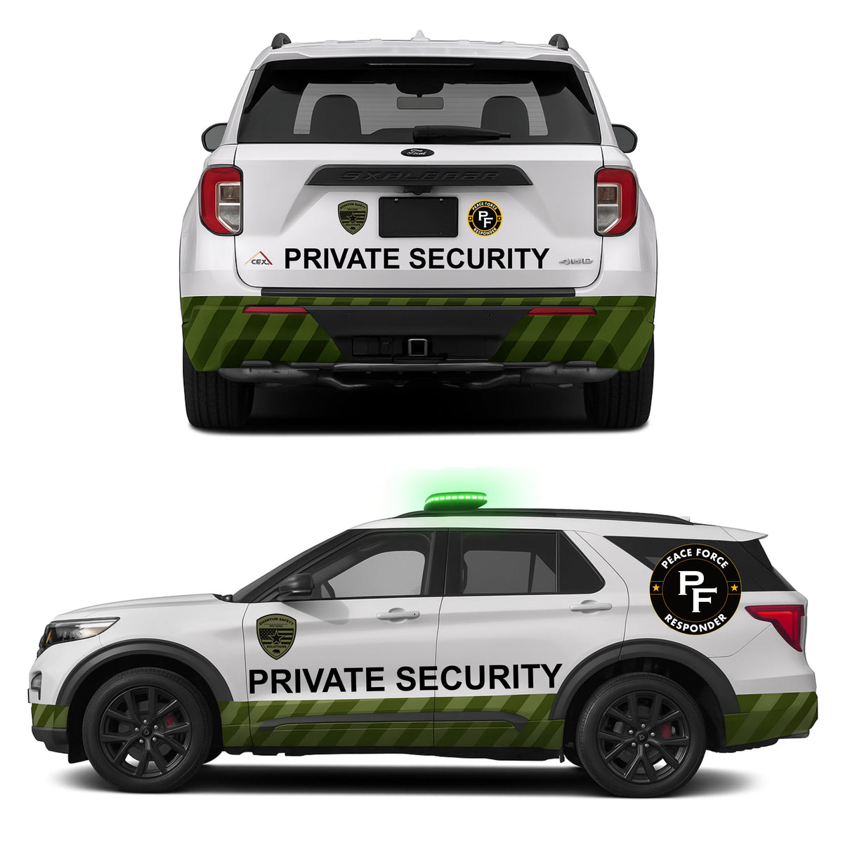 Custom Patrol & Private Security Decal Sticker Kits For Compliance – US ...