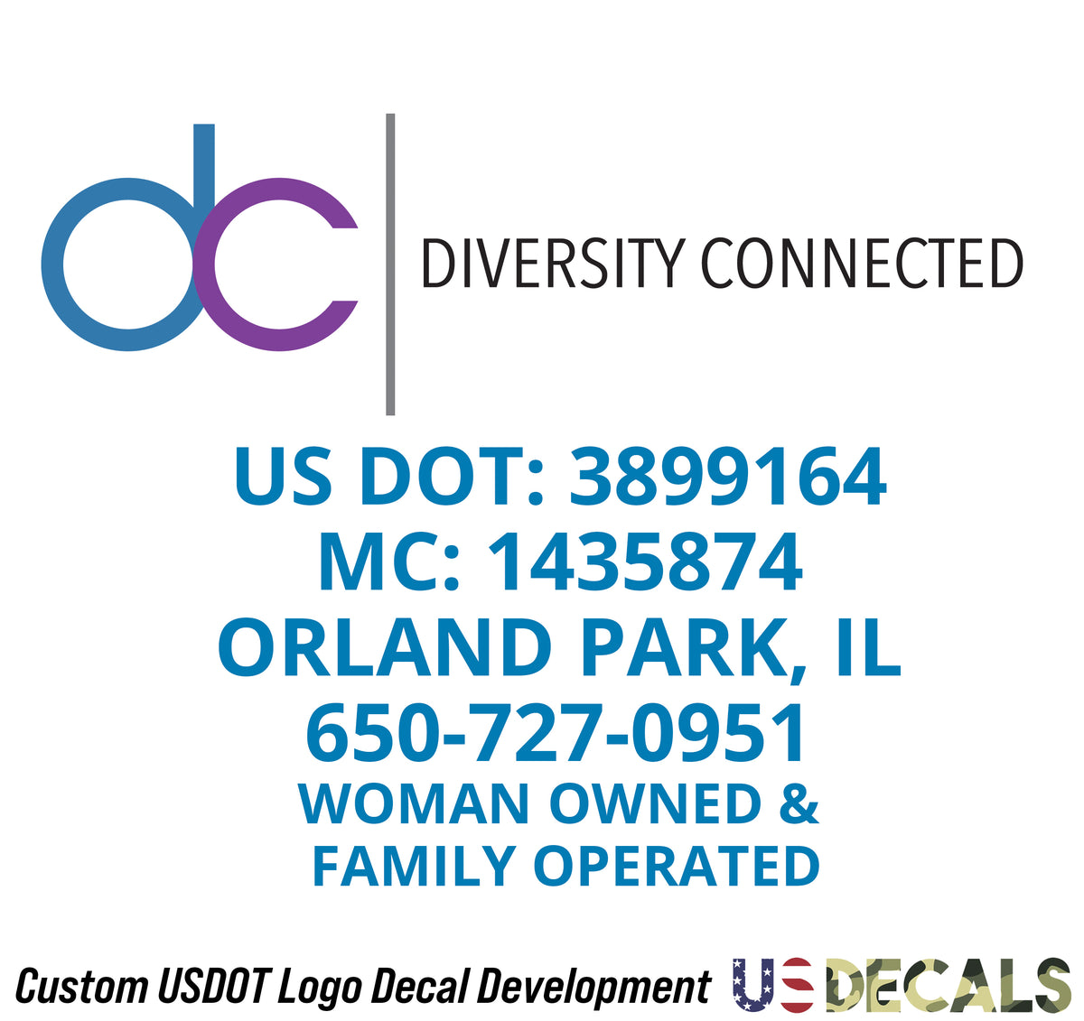 Custom USDOT Decal Design & Logo Updates/Refreshes – US Decals