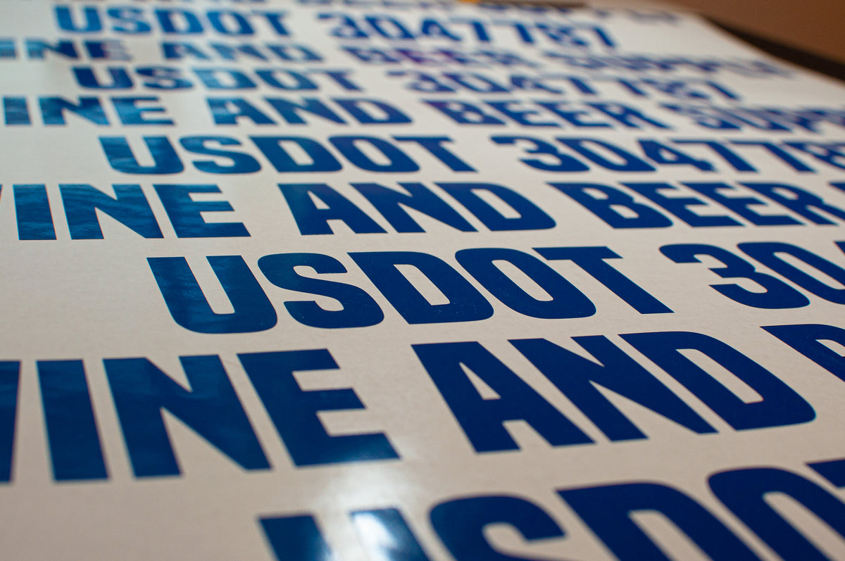 The Leaders in USDOT Vinyl Decal Lettering | Custom USDOT Truck Sticke ...