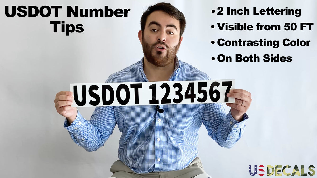 Tips For Displaying Your USDOT Number Correctly Outside Of Your Commer ...