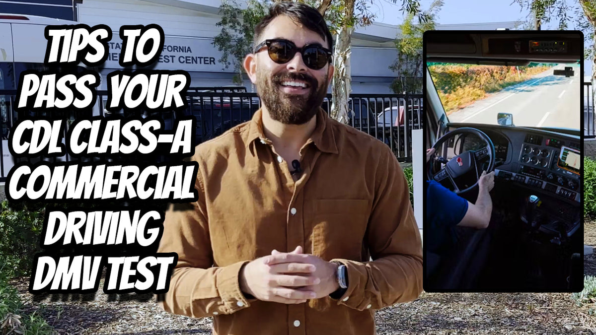 Tips & Tricks To Passing Your CDL Class-A Commercial Driving DMV Test ...