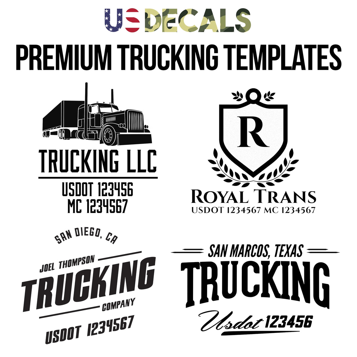 Premium Truck Templates – US Decals