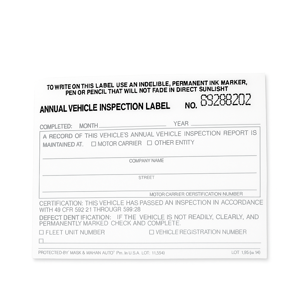 Required Truck Labels & Documents – US Decals