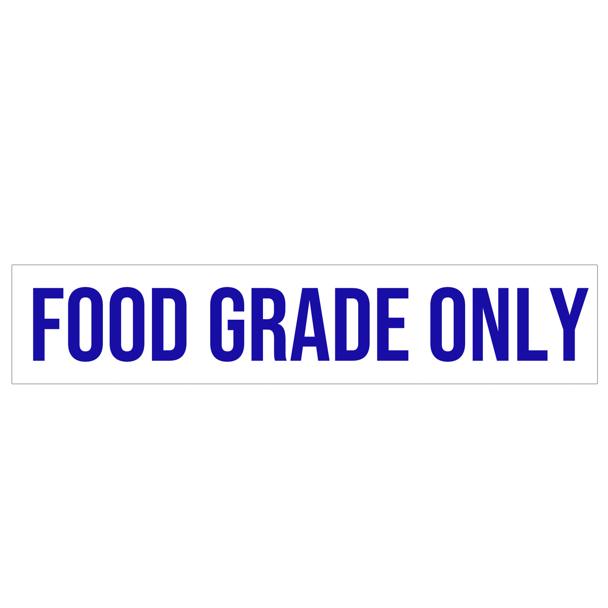 Food Grade Only Decal Sticker For Tankers – US Decals