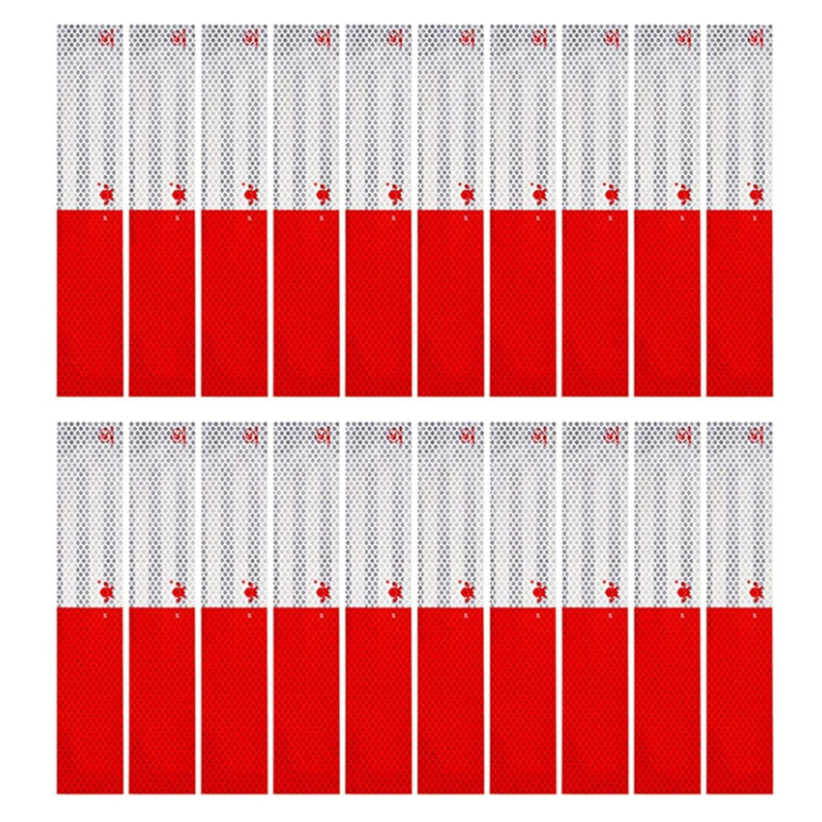 Magnetic Reusable DOT Reflectors | Reflective 2" x 18" Conspicuity Mag ...