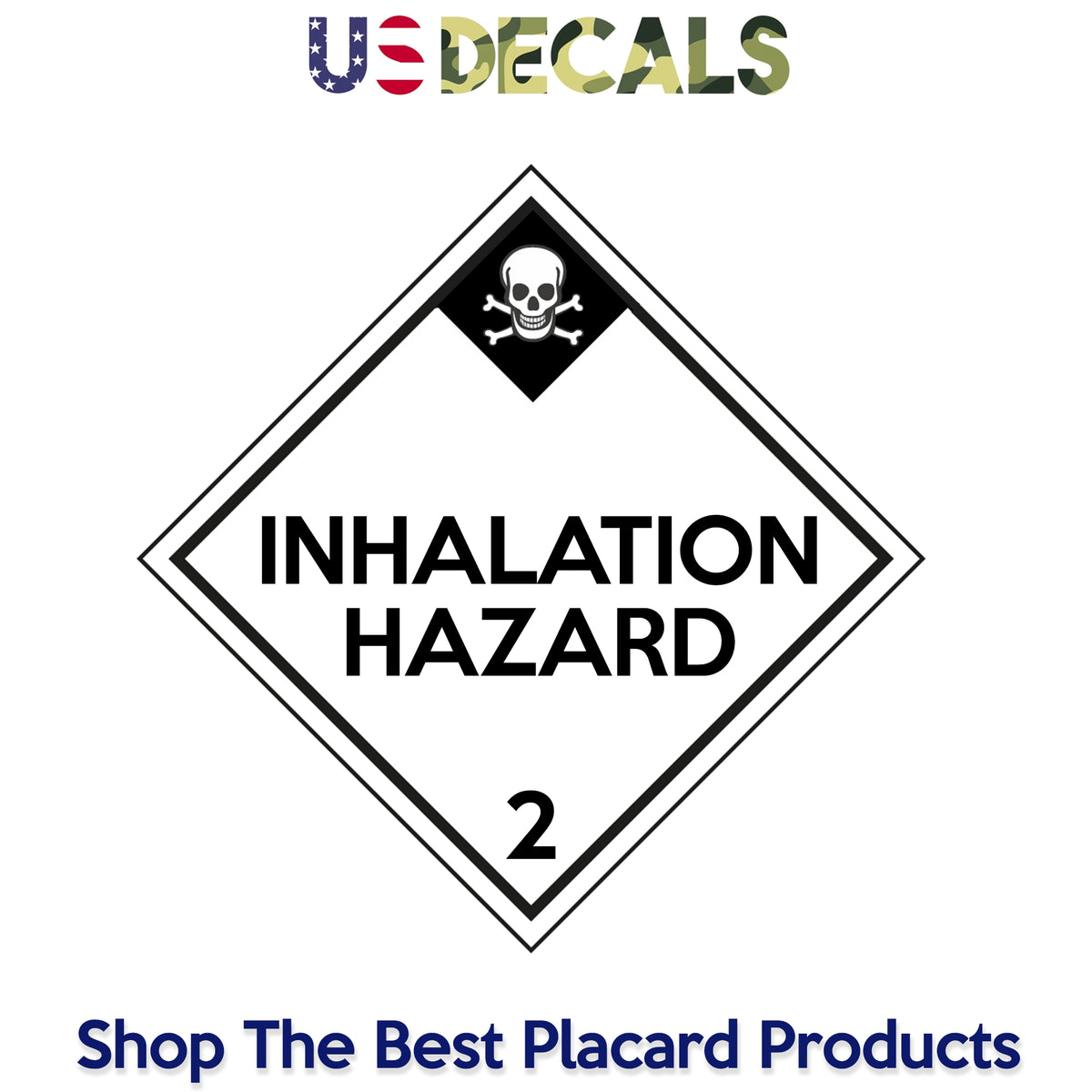 Hazard Class 2: Inhalation Hazard Placard Sign – US Decals