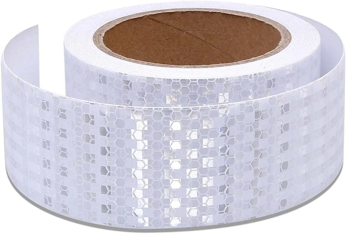 DOT White Reflector Tape Roll | Reflective Tape 2" Waterproof Safety C ...