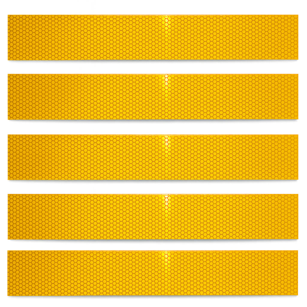 DOT Bright Yellow Reflective Strips | Reflective Tape Strips Waterproo ...