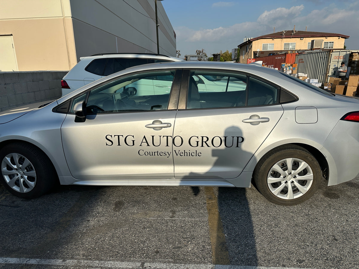 Courtesy Vehicle Car Decal Sticker Lettering Kit – US Decals