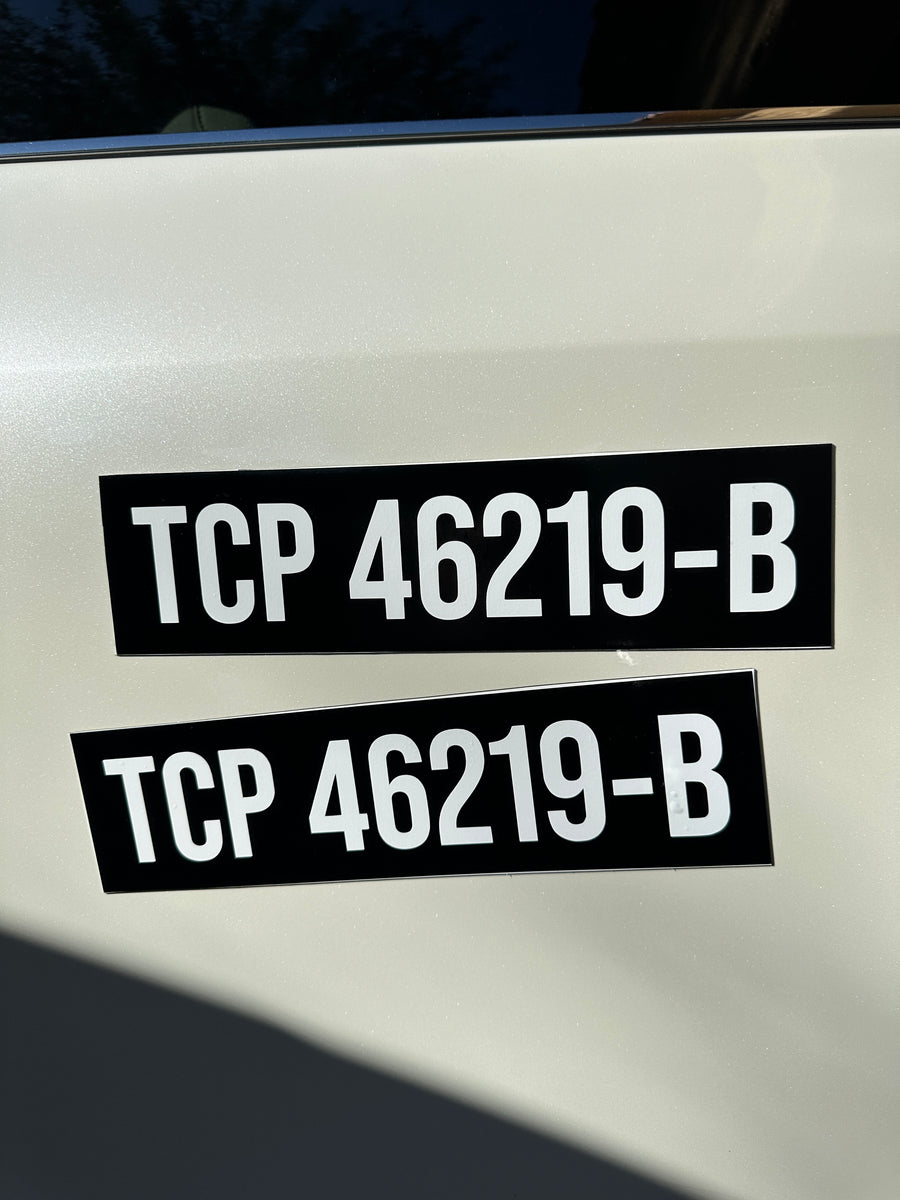 TCP Number Magnetic Signs, 2 Pack – US Decals