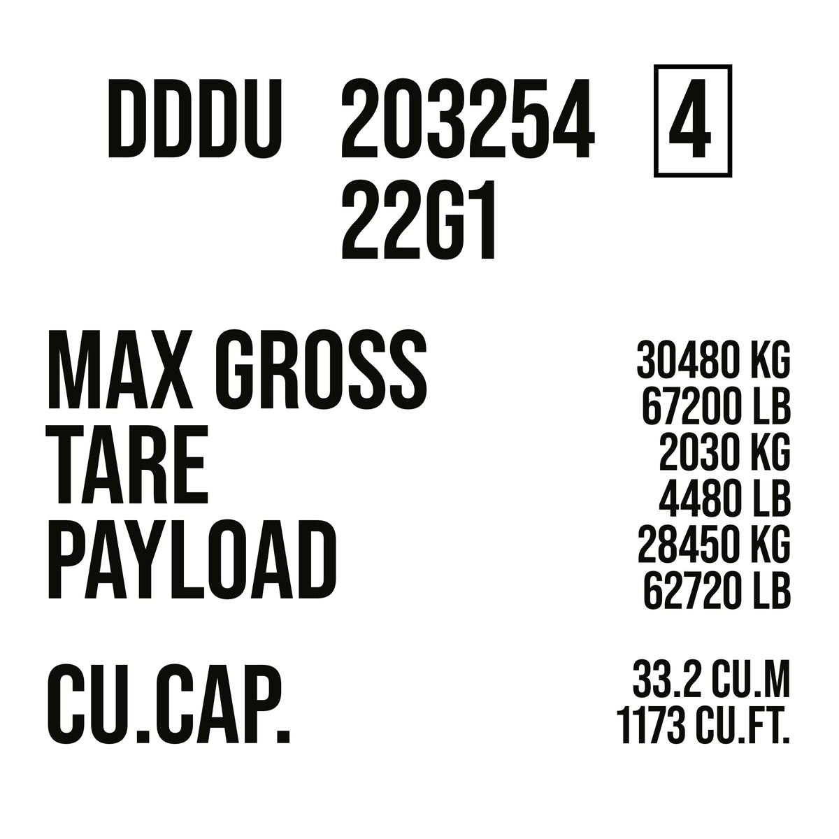 Custom Decal Lettering For Shipping Container – US Decals