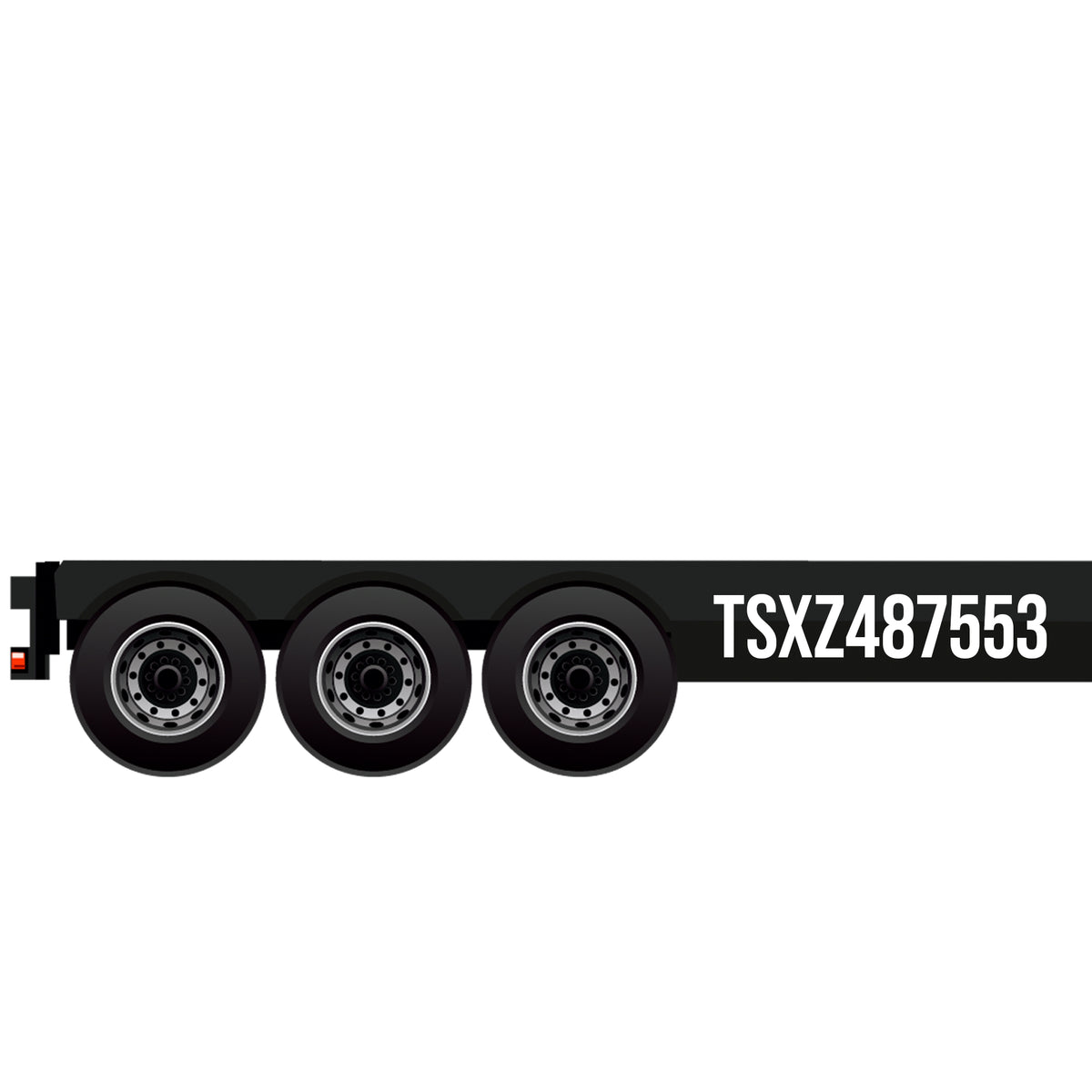 AAR railroad reporting mark number decal sticker to your trailer – US ...