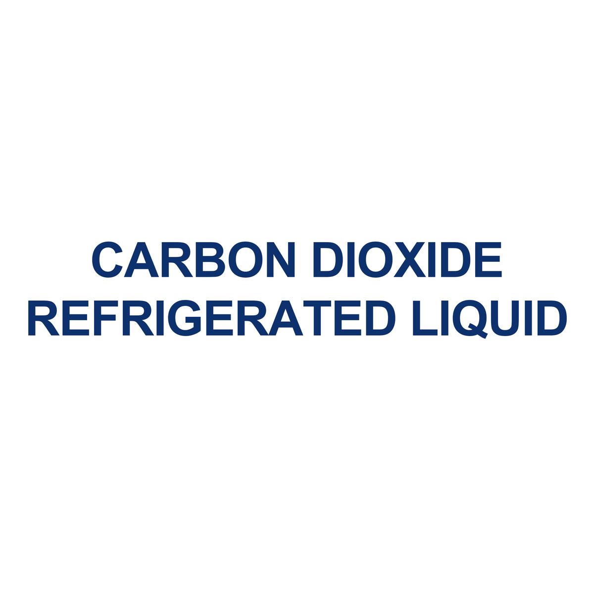 Carbon Dioxide Refrigerated Liquid Decal Sticker Sign – US Decals