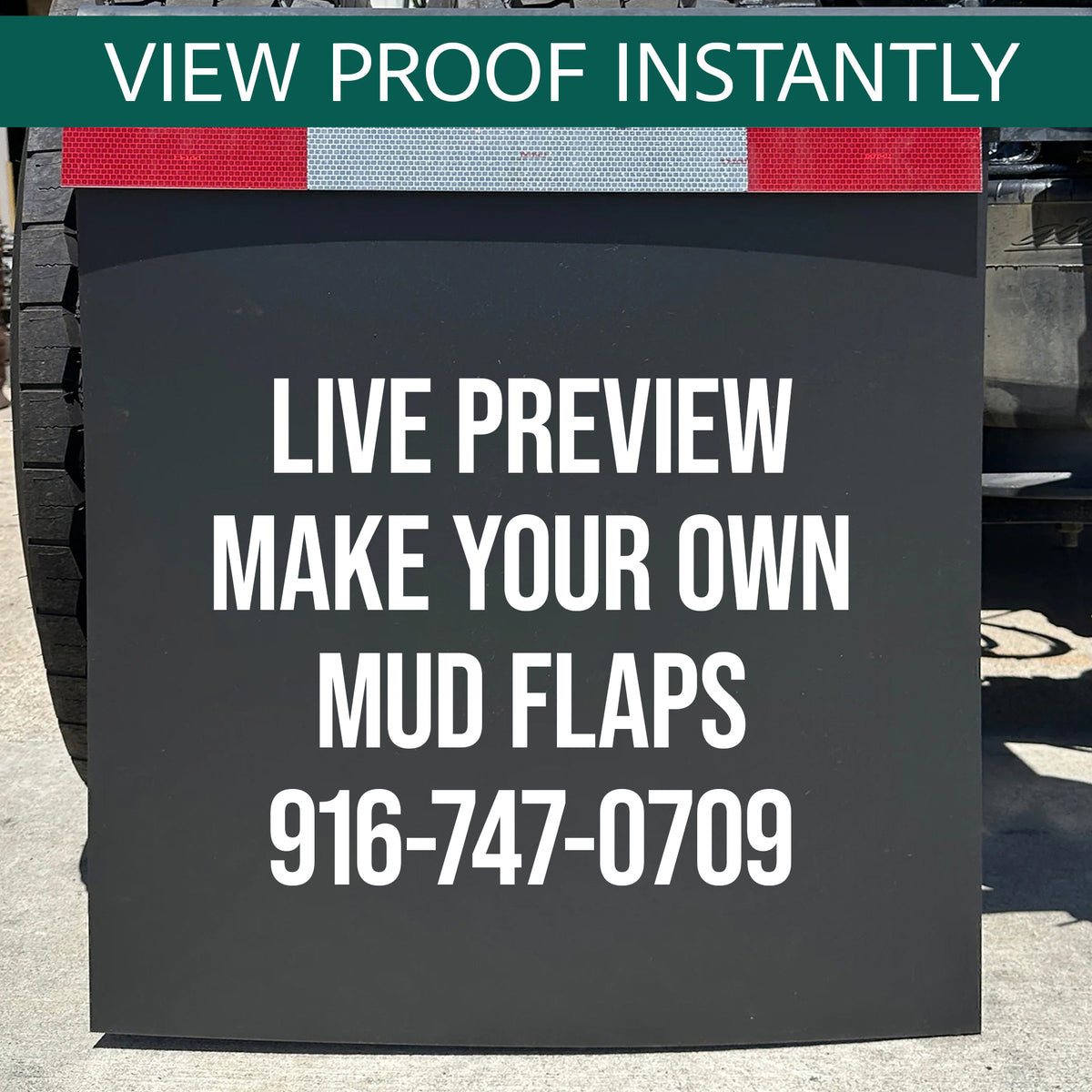 Create Your Own Custom Mud Flap | Instant Preview | Make Your Own Mud ...