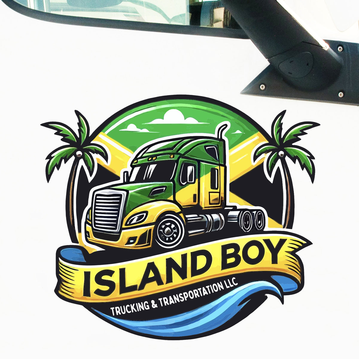 Custom Truck Door Logo Decal for Trucking Company – US Decals