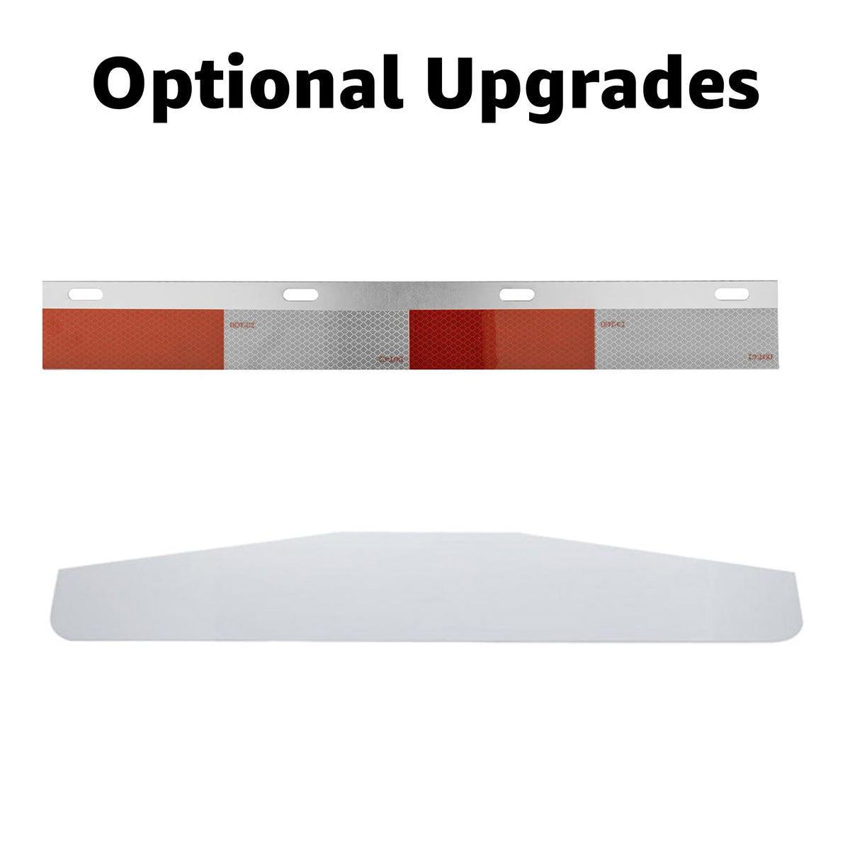DOT Reflectors & Chrome Mud Flap Weights (Combo) – US Decals