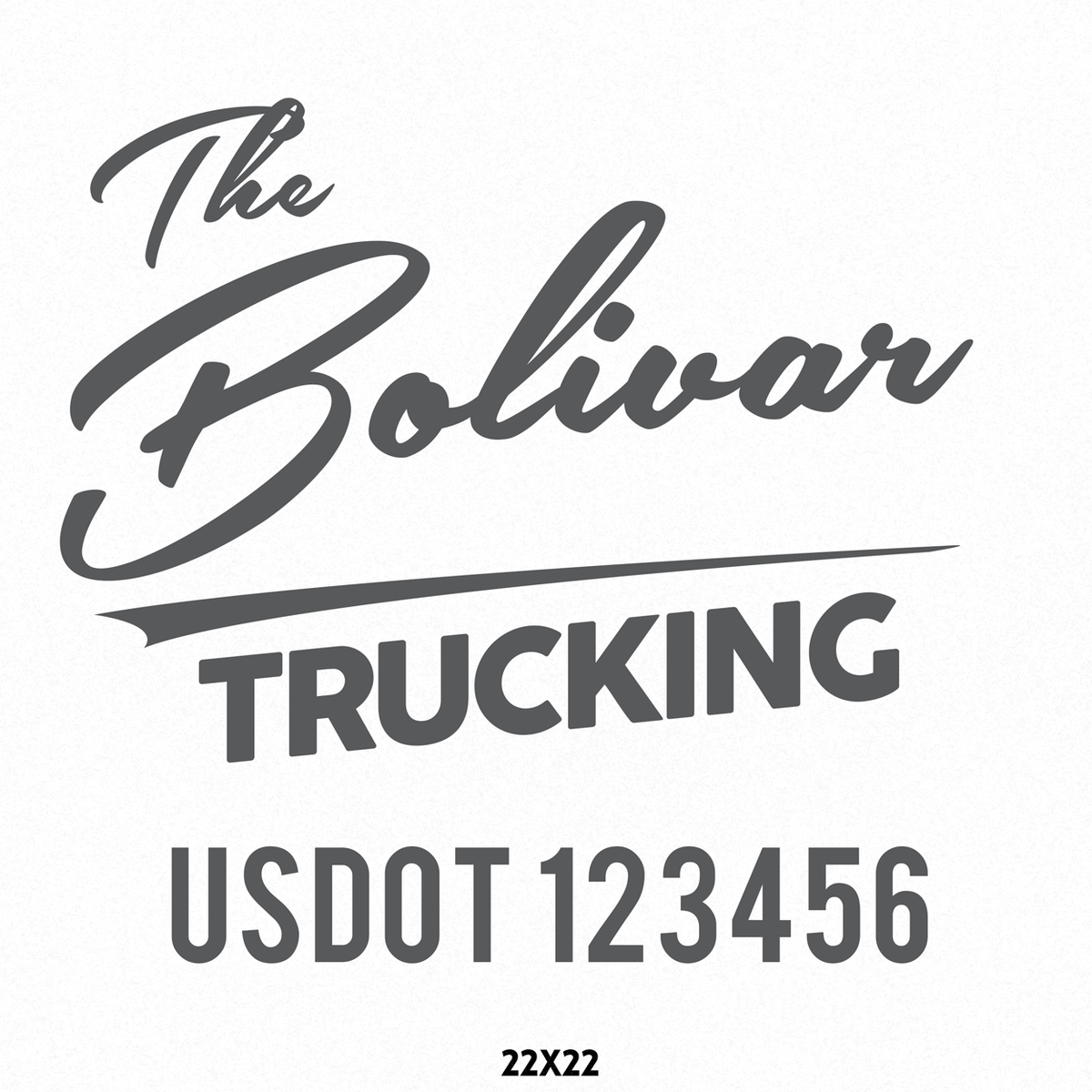 Company Name Truck Decal, 2 Pack – US Decals