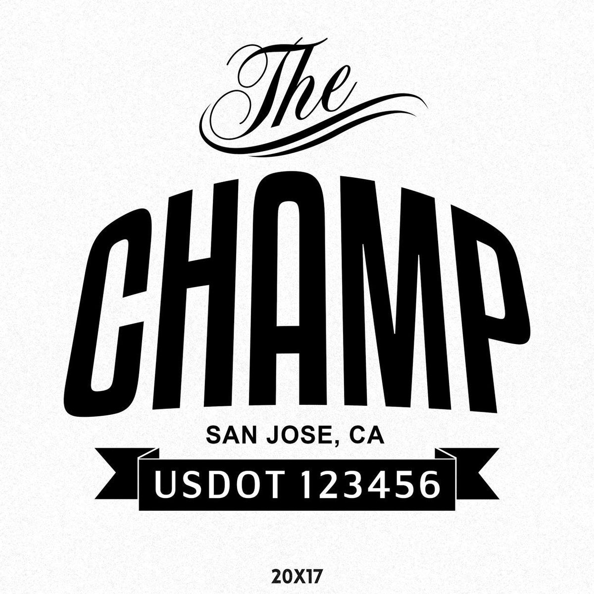 Custom Company Name Truck Decal, 2 Pack – US Decals