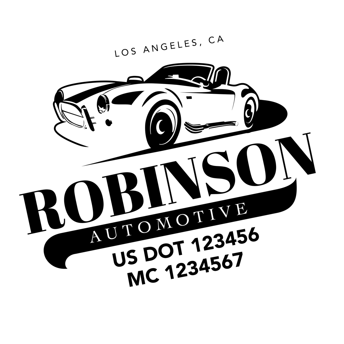 Mechanic, Auto Repair, Auto Body Shop Company Decal, 2 Pack – US Decals