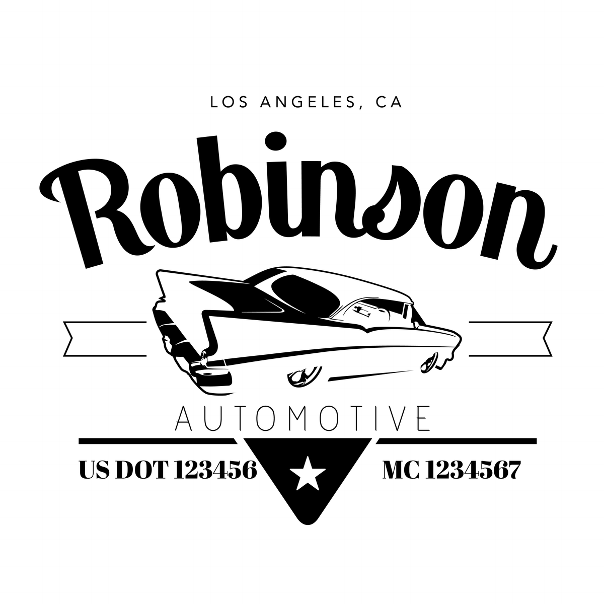 Mechanic, Auto Repair, Auto Body Shop Company Decal, 2 Pack – US Decals