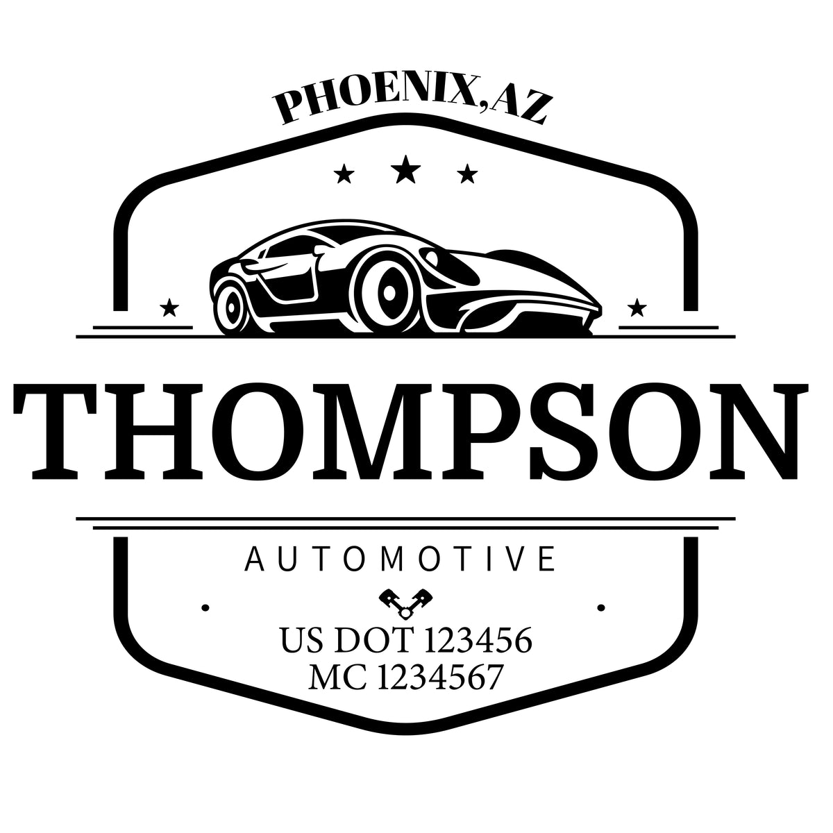 Mechanic, Auto Repair, Auto Body Shop Company Decal, 2 Pack – US Decals