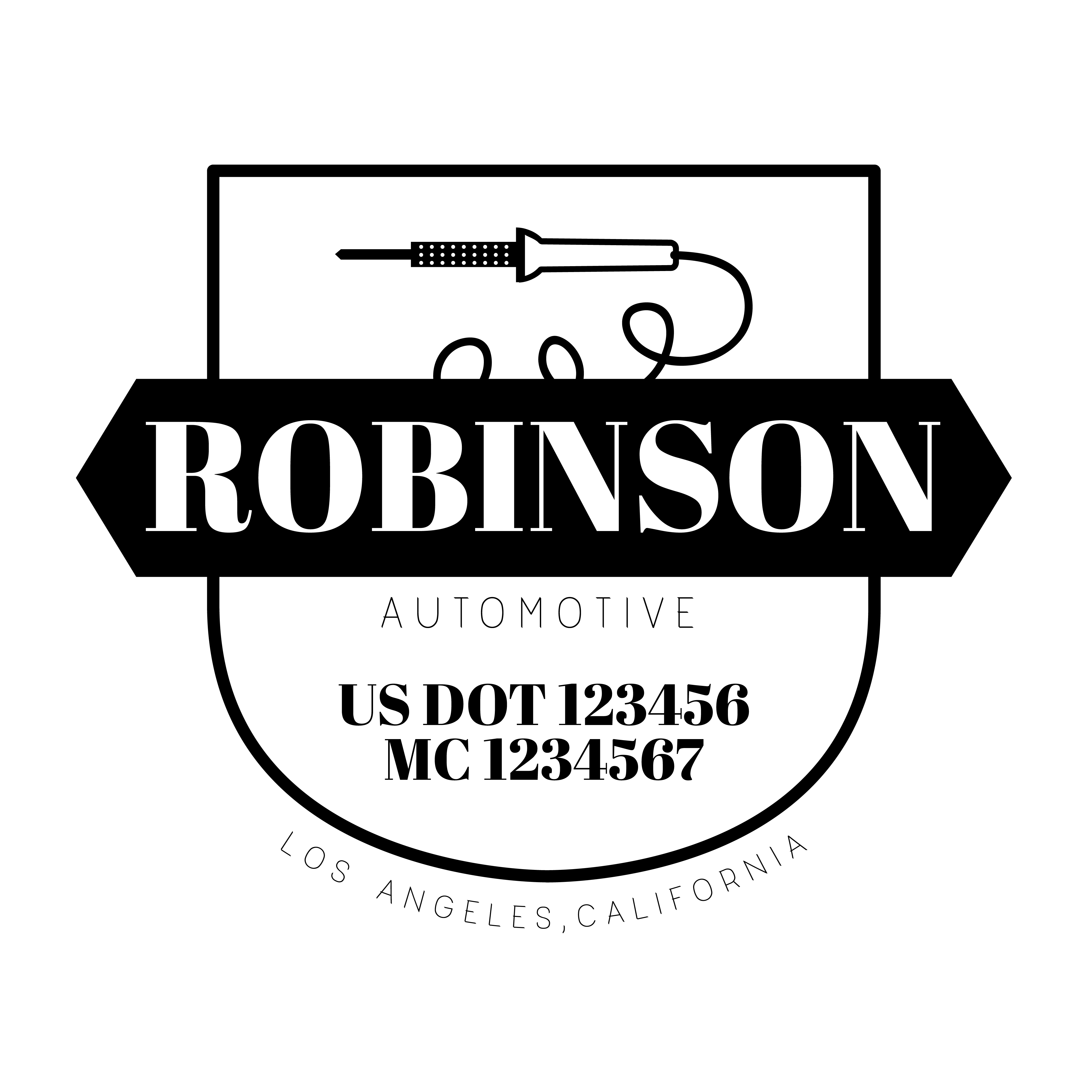 Mechanic, Auto Repair, Auto Body Shop Company Decal, 2 Pack – US Decals