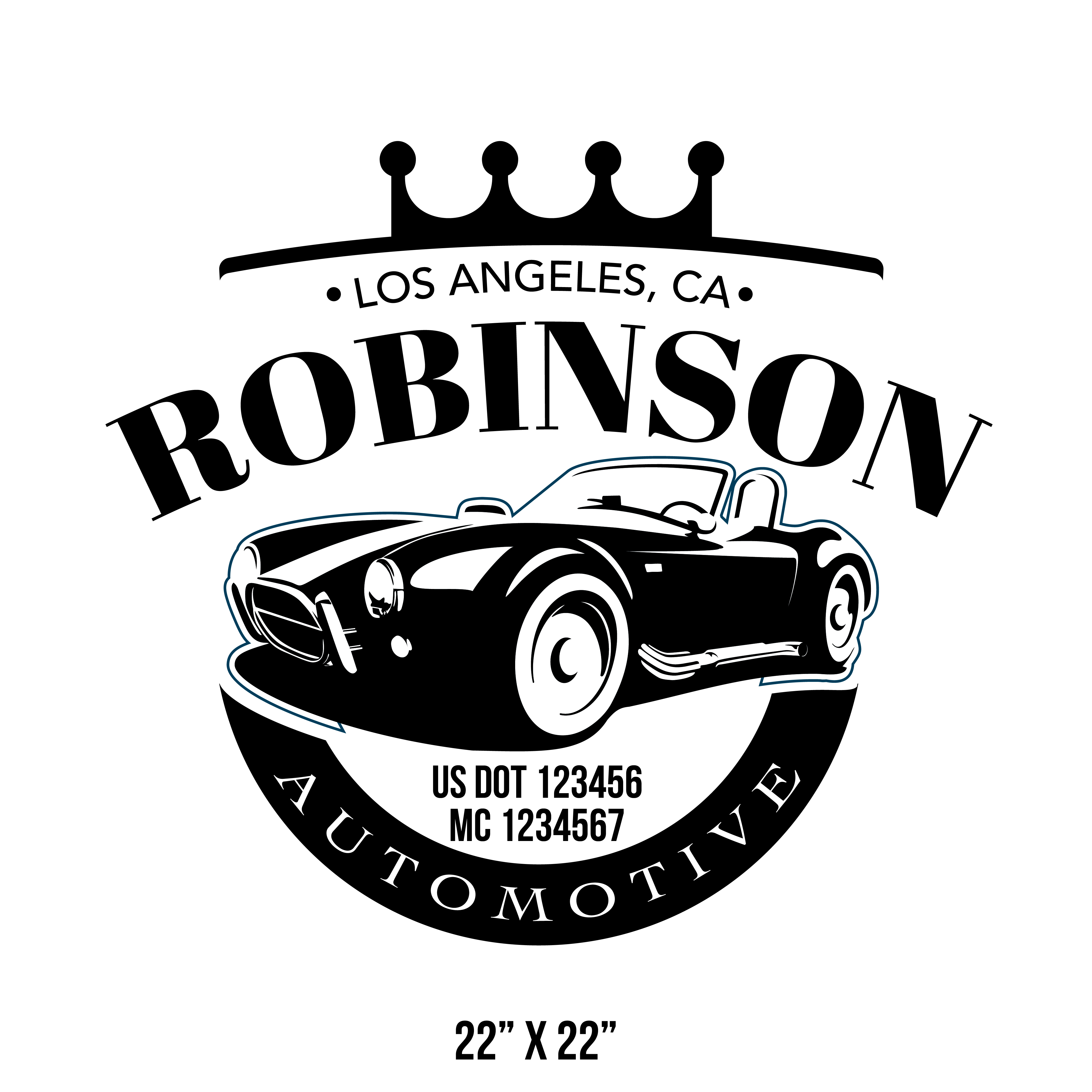 Mechanic, Auto Repair, Auto Body Shop Company Decal, 2 Pack – US Decals