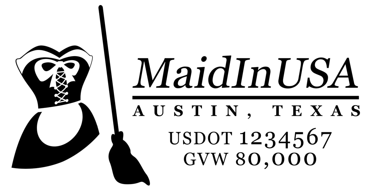 Maid, House Cleaning Company Decal, 2 Pack – US Decals