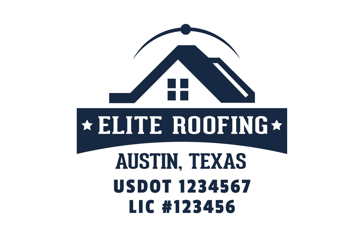 Roofing Company Truck Decal, 2 Pack – US Decals