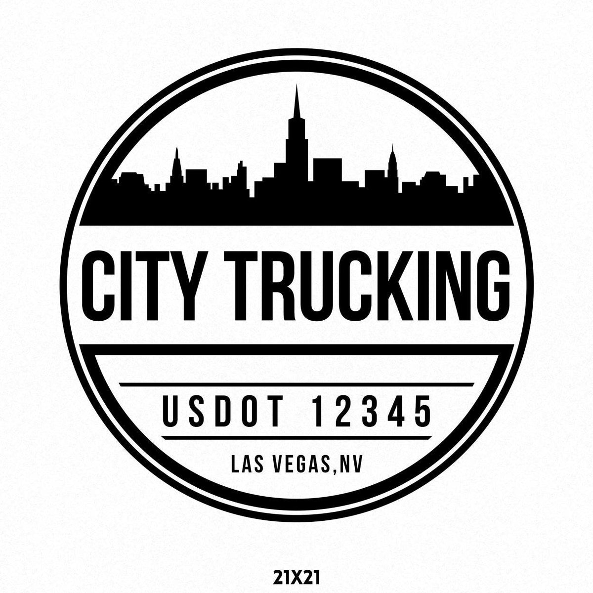 Company Name Truck Decal, 2 Pack – US Decals