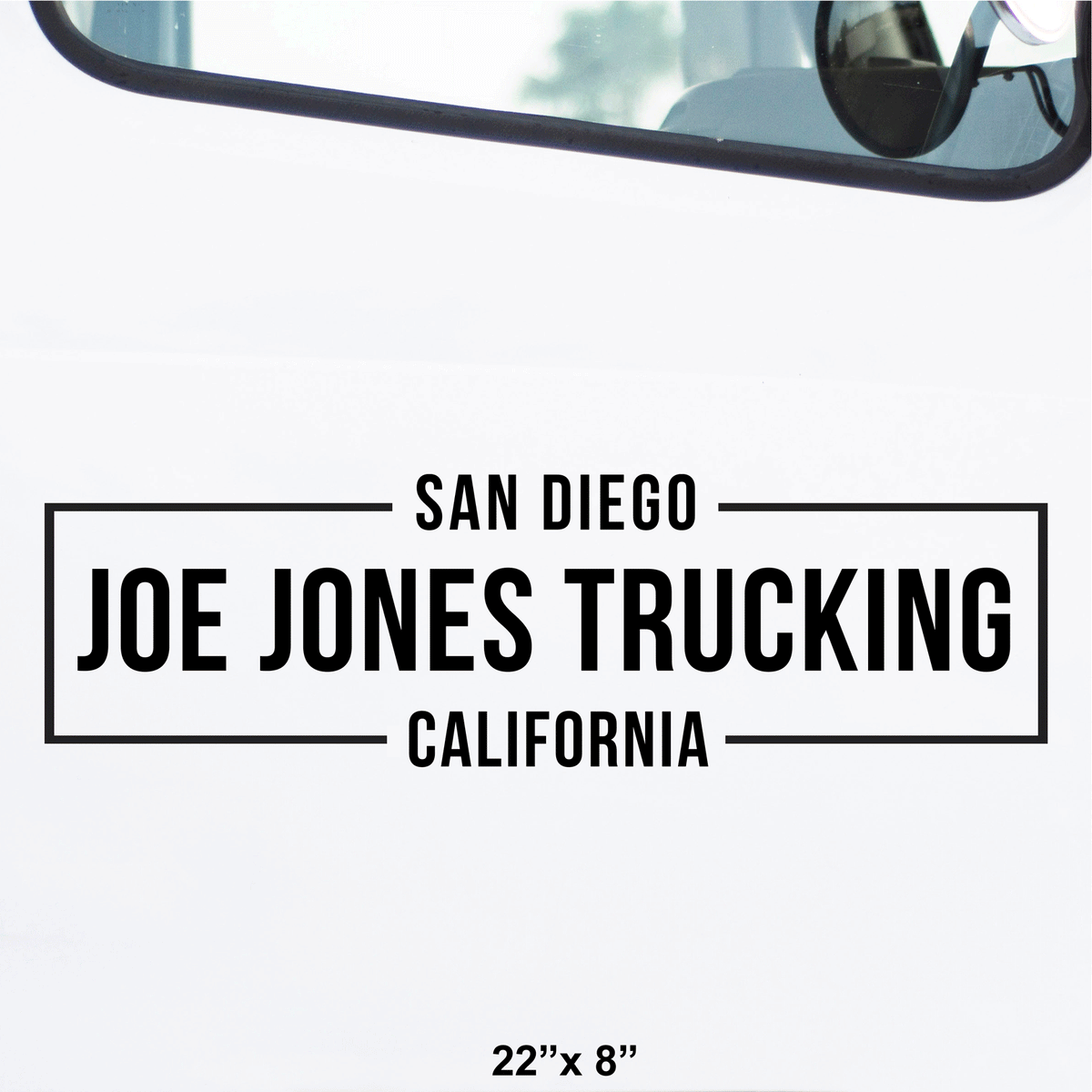 Company Name Truck Decal, 2 Pack – US Decals