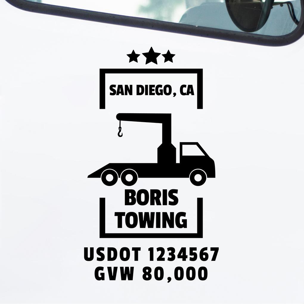 Towing Company Truck Decal, 2 Pack – US Decals