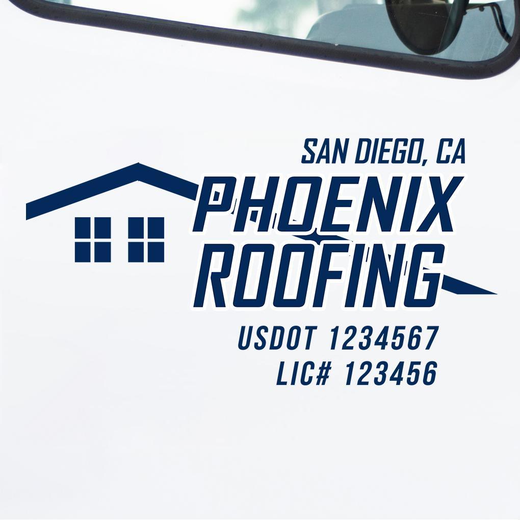 Roofing Company Truck Decal, 2 Pack – US Decals