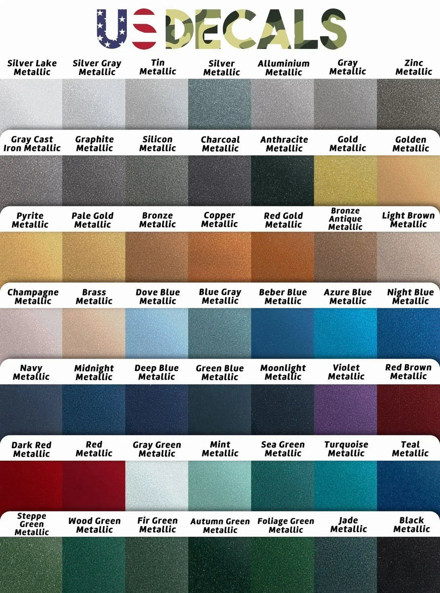 CAAT Number Decal Sticker, 2 Pack – US Decals