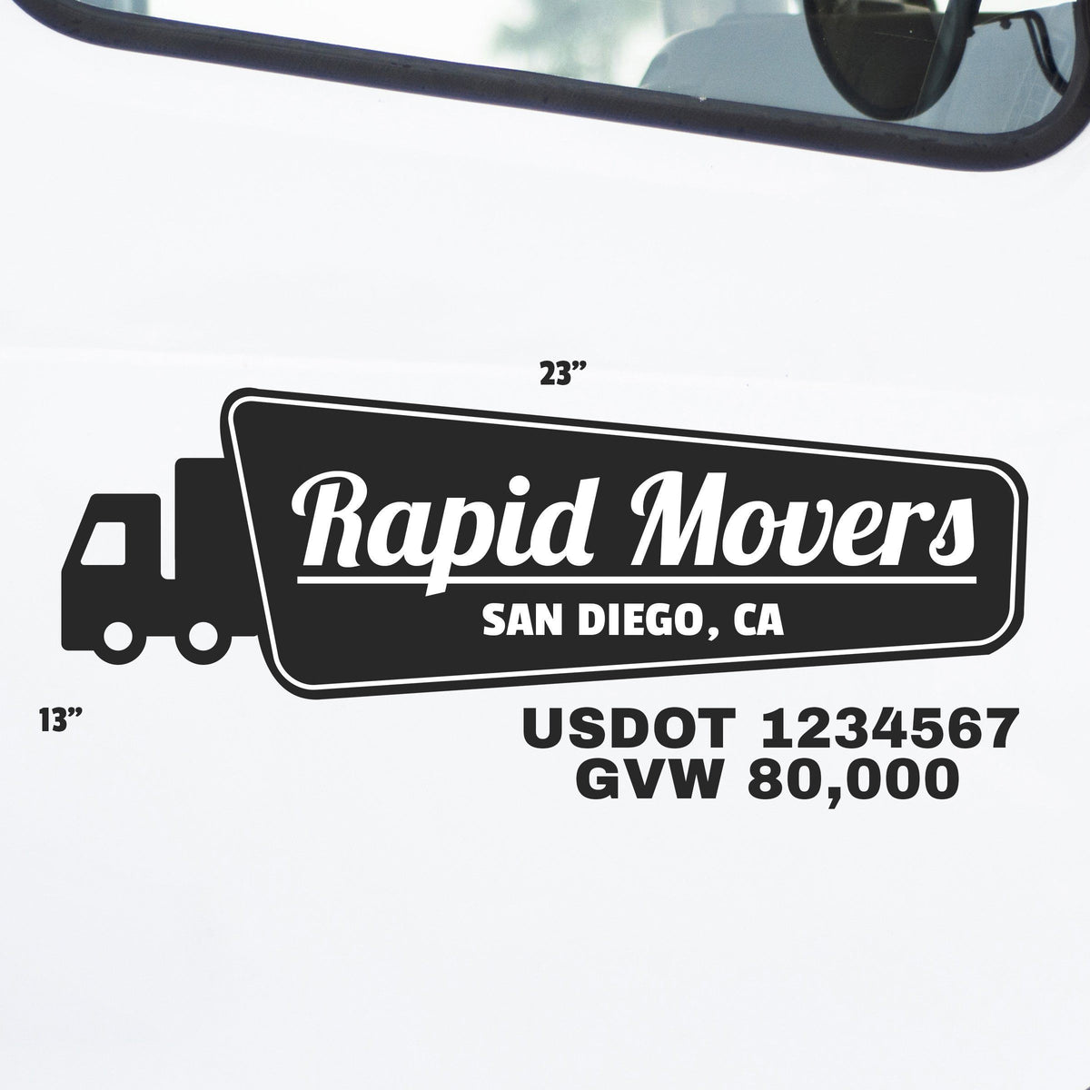 Moving Company Truck Decal, 2 Pack – US Decals