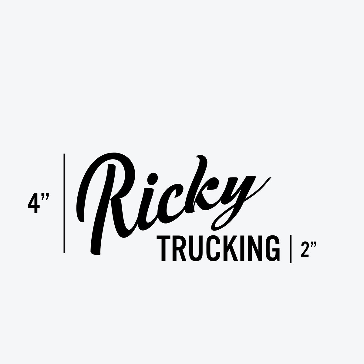 Company Name Fancy Decal, 2 Pack – US Decals