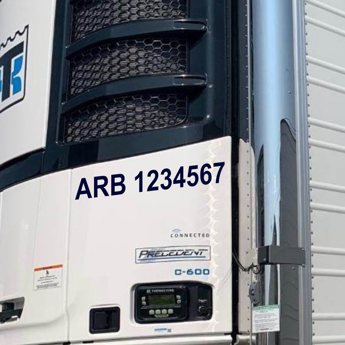 ARB TRU Reefer California Resource Board Number Decal Sticker, 2 Pack ...