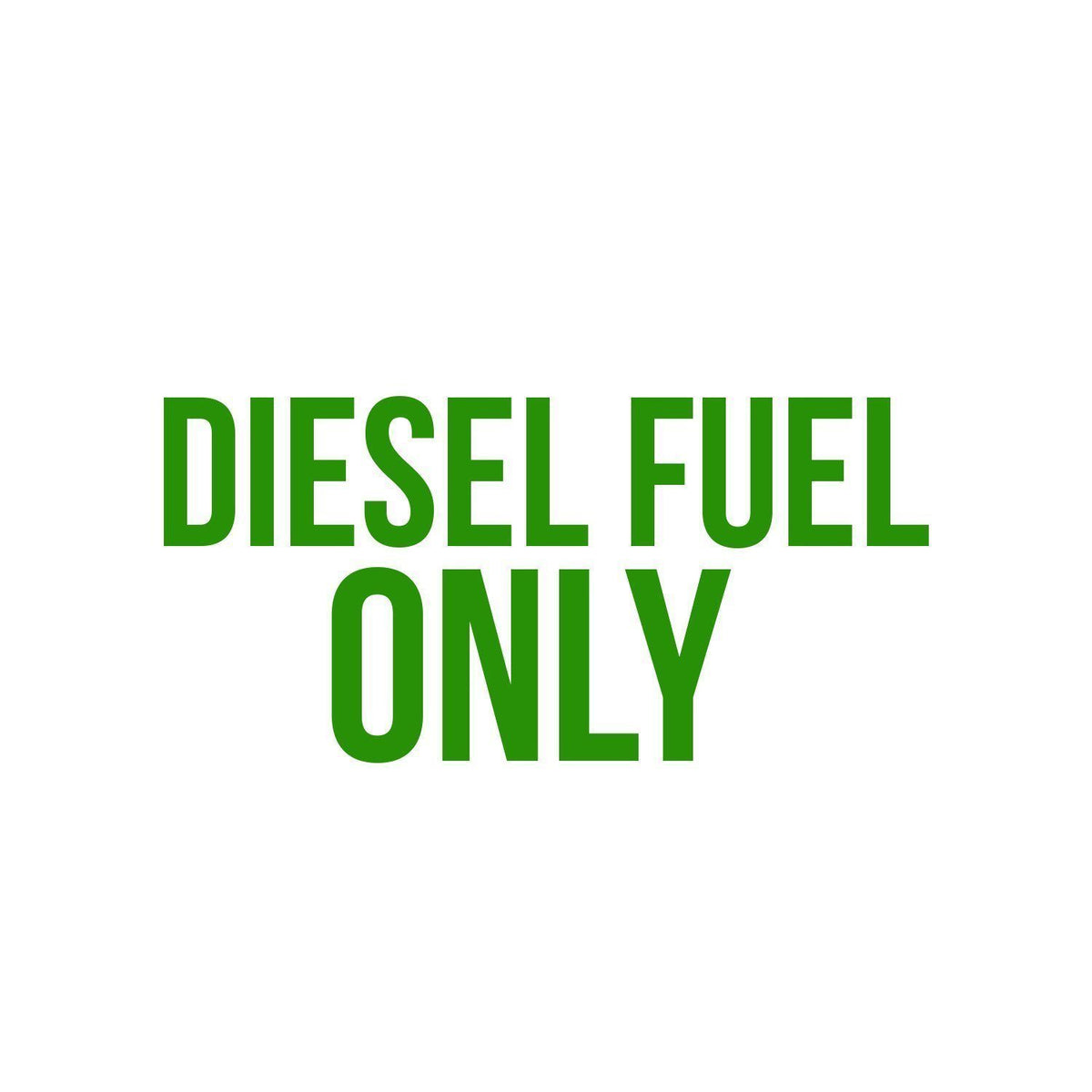 Diesel Fuel Only Decal – US Decals