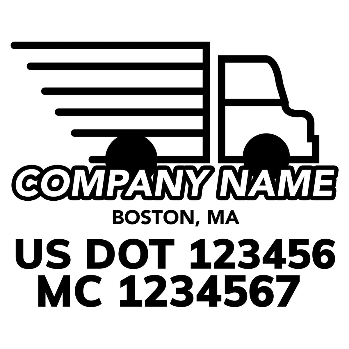 Moving Company Truck Decal, 2 Pack – US Decals