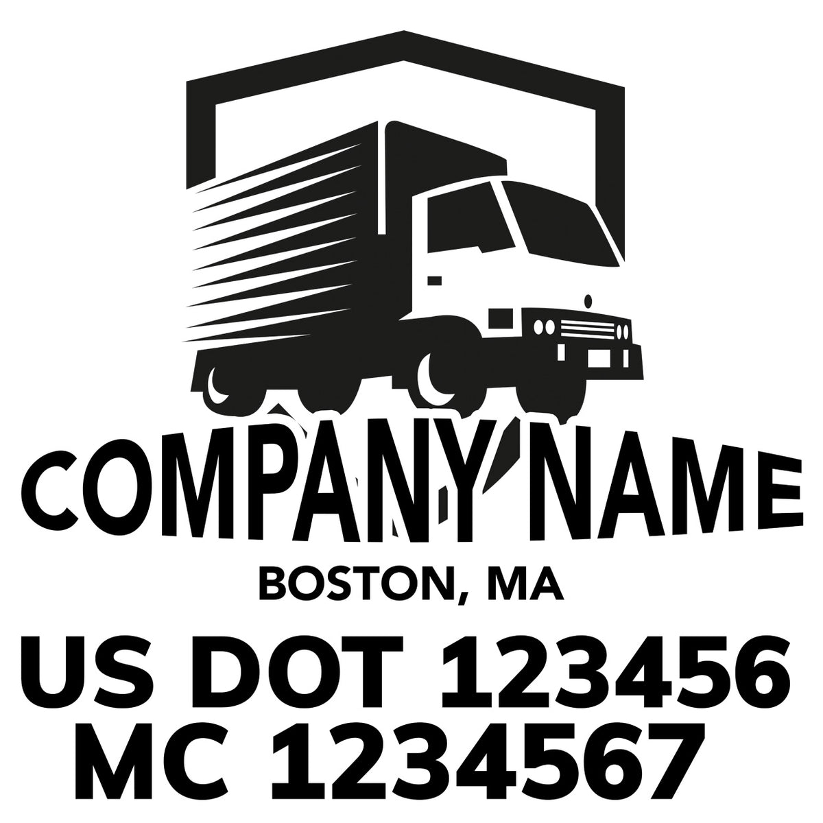 Moving Company Truck Decal, 2 Pack – US Decals