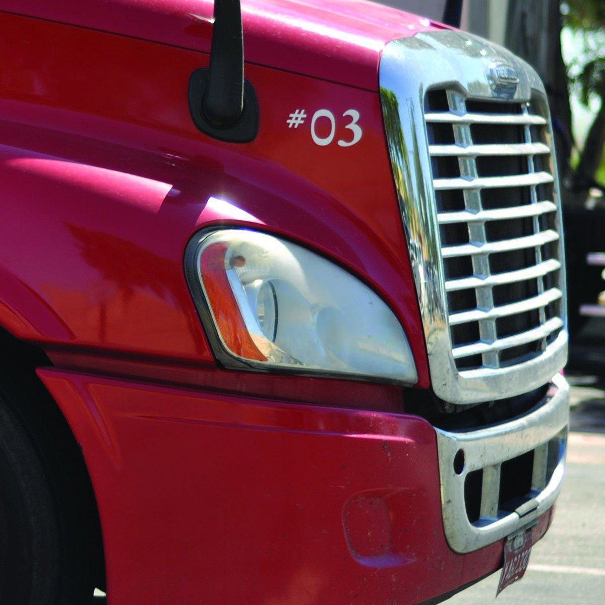 Truck Number Decal, 2 Pack – US Decals