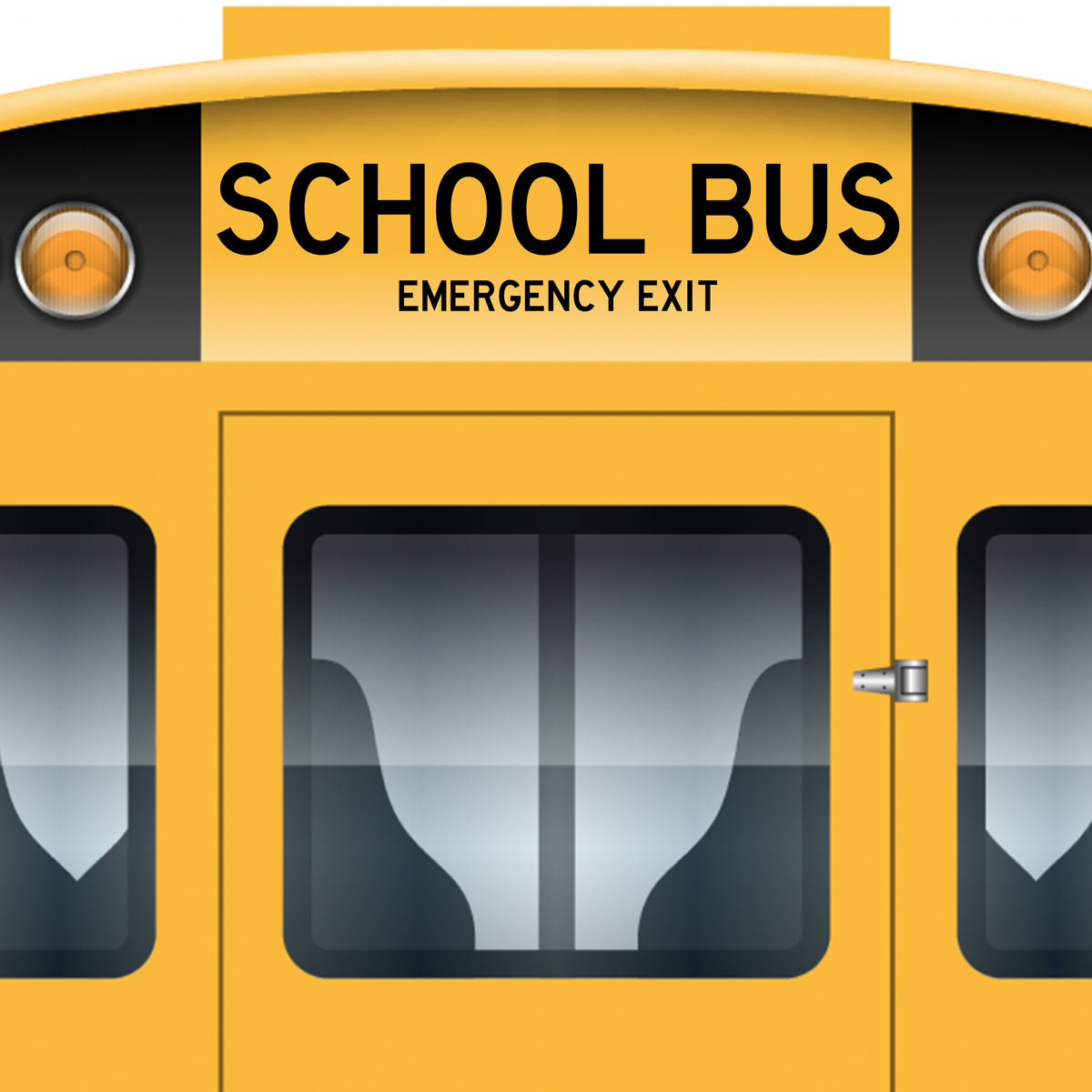 School Bus CAP Back Lettering Decal Sticker – US Decals