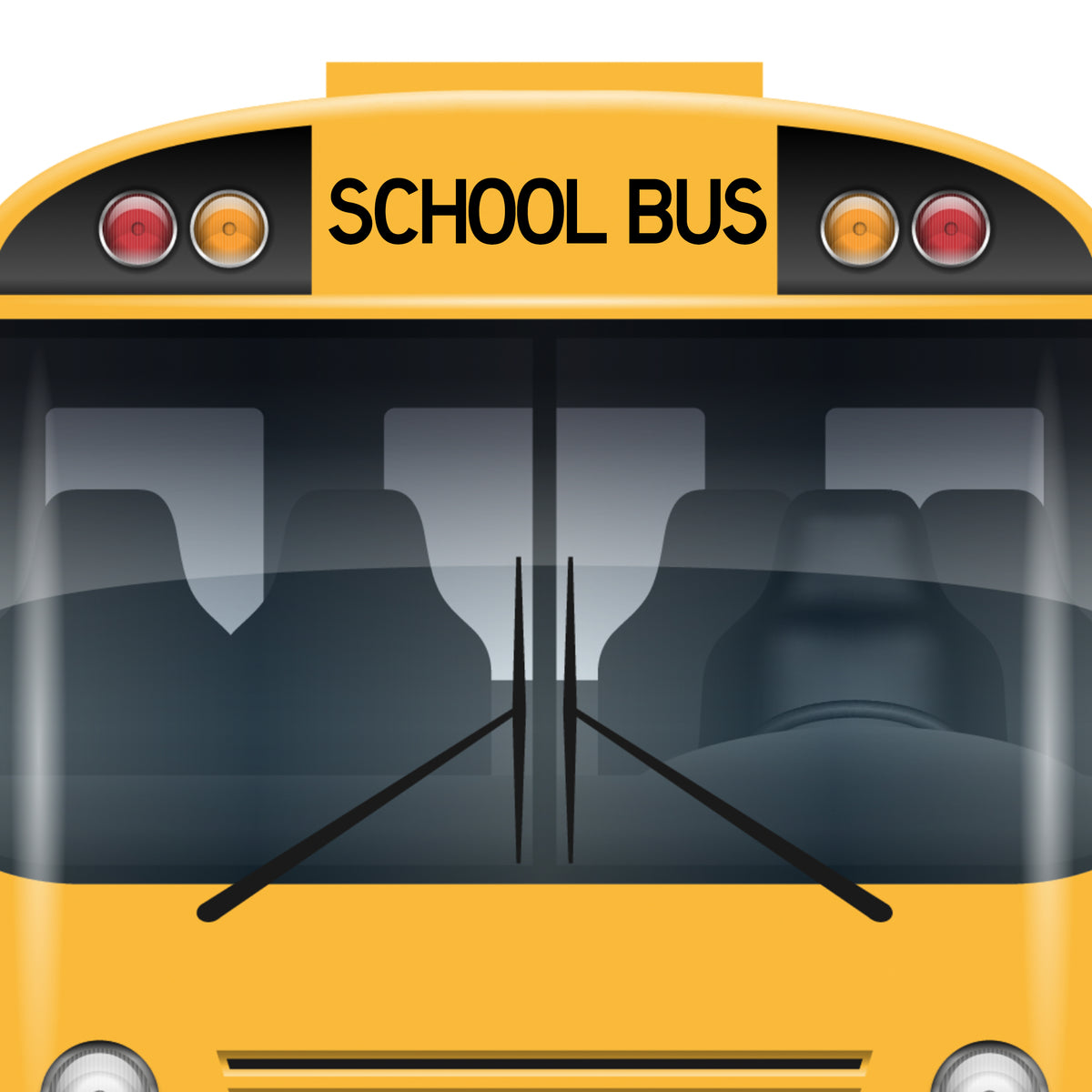 School Bus CAP Lettering Decal Sticker – US Decals
