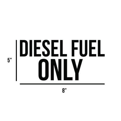 Diesel Fuel Only Decal – US Decals