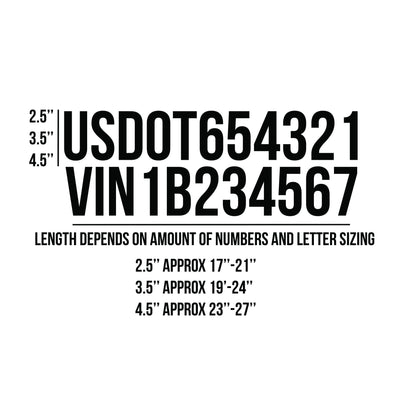 ICC MC Number Decal, 2 Pack – US Decals
