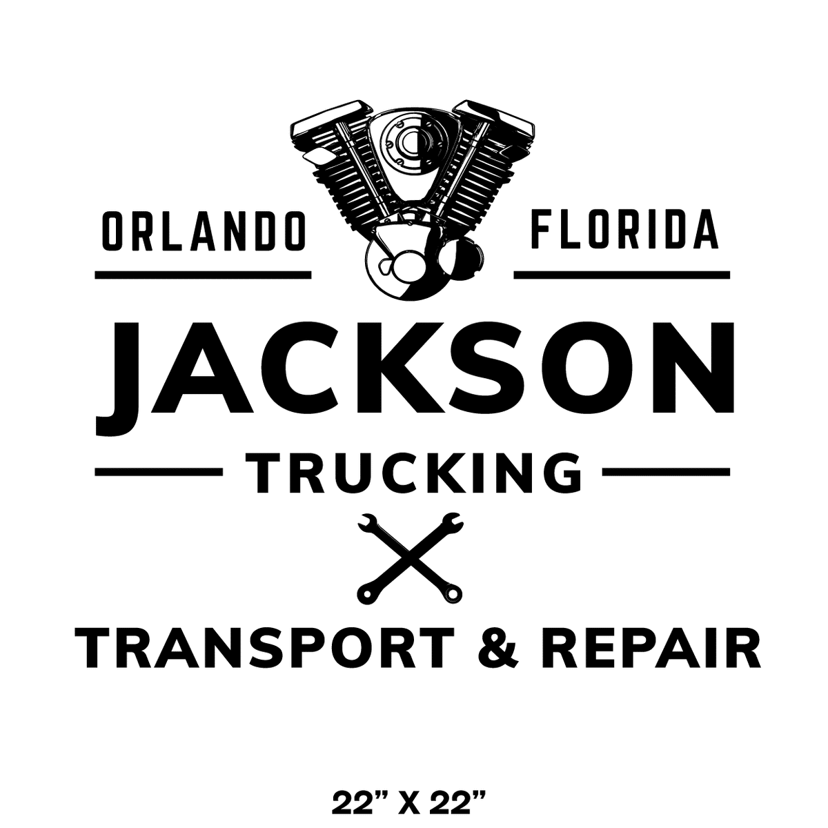 Company Name Truck Decal, 2 Pack – US Decals