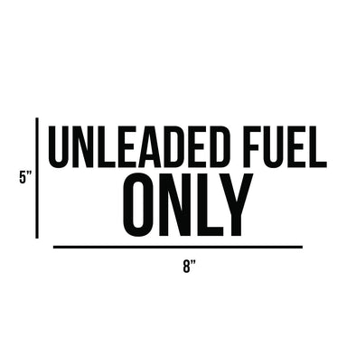 Unleaded Fuel Only Decal – US Decals