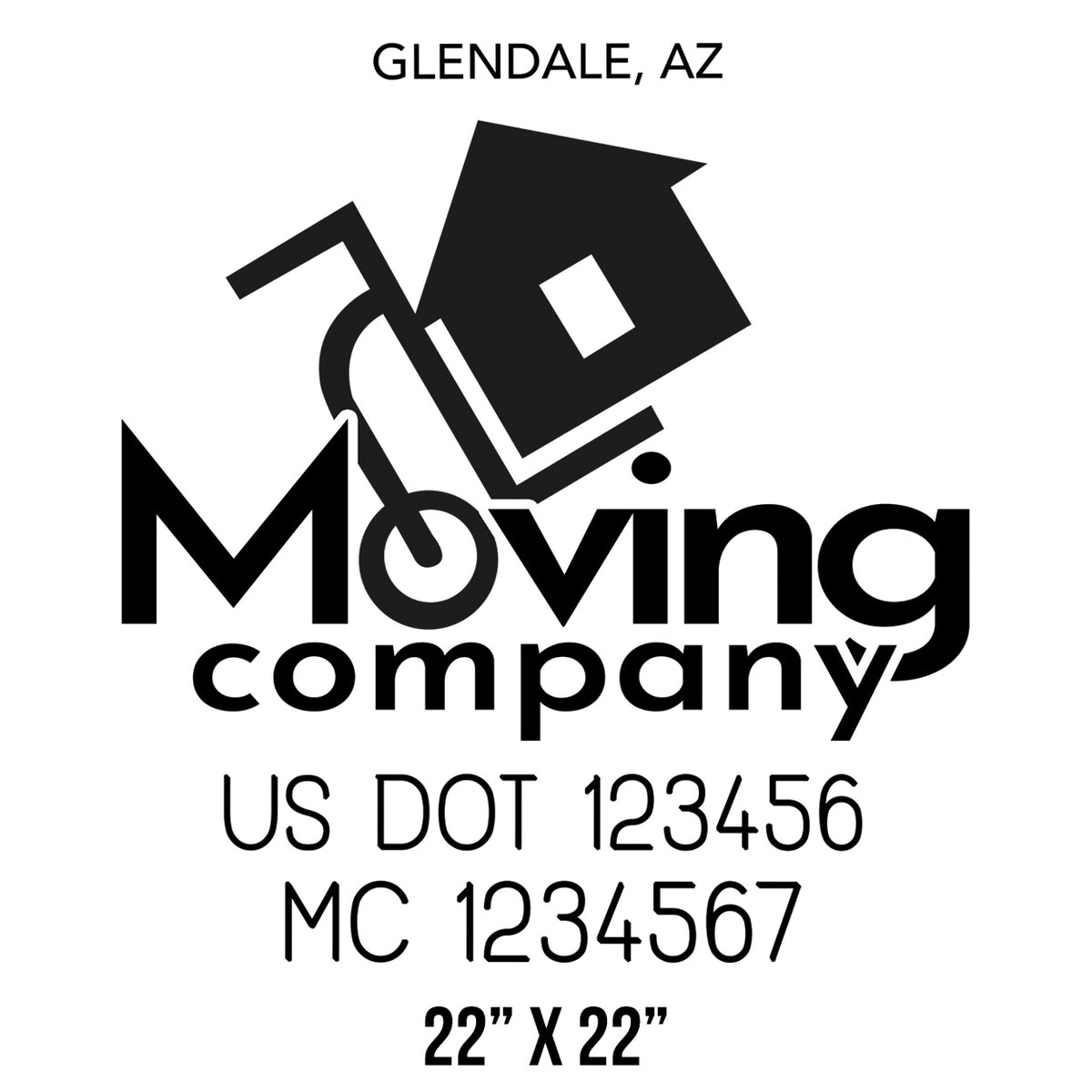 Moving Company Truck Decal, 2 Pack – US Decals