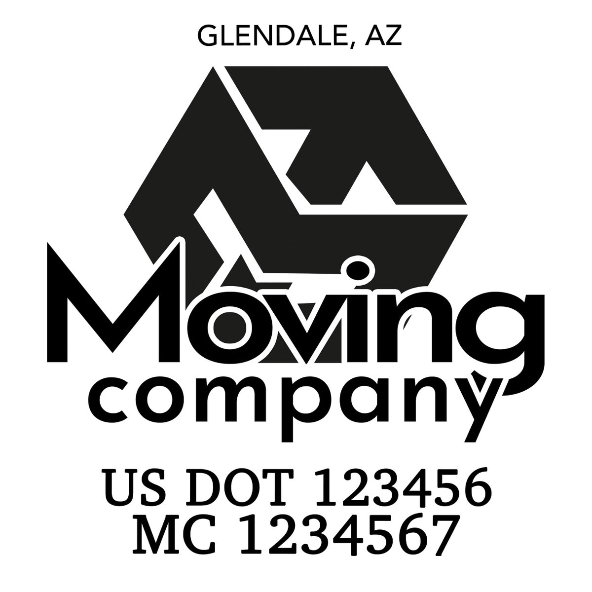 Moving Company Truck Decal, 2 Pack – US Decals
