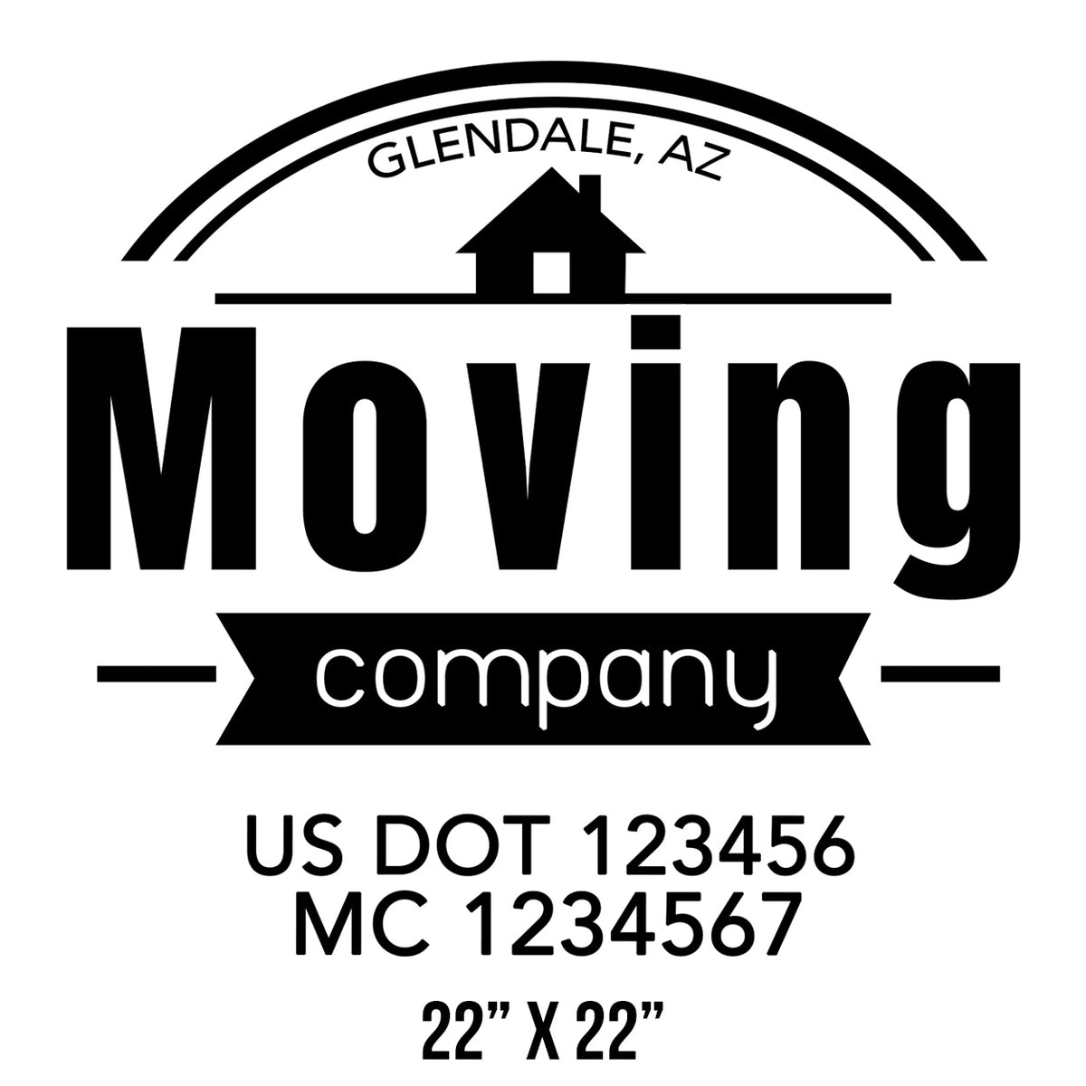 Moving Company Truck Decal, 2 Pack – US Decals